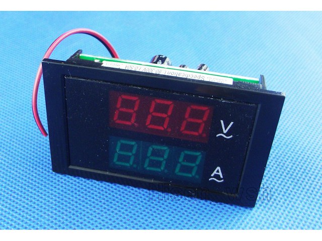 LCD ugradni voltmetar i ampermetar od 80-300V 0-99A