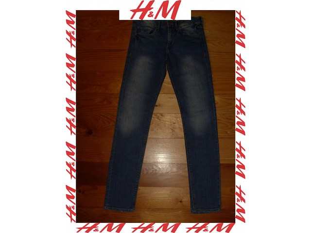 Farmerke H&;M slim regular vel.27/30