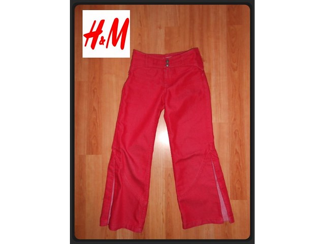 Pantalone crvene H&;M vel. 8