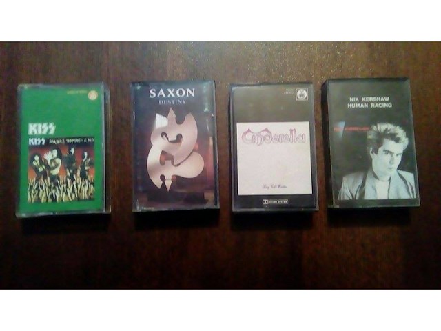 Saxon, Cinderella &;; Nik Kershaw - licencne kasete