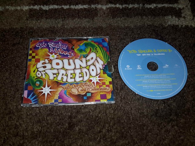 Bob Sinclar &; Cutee B - Sound of freedom CDS , ORIGINAL