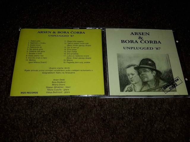 Arsen &;;; Bora Corba - Unplugged `87