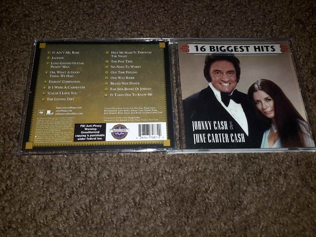 Johnny Cash &;amp; June Carter Cash - 16 biggest hits ,ORIG.