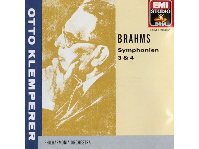 Brahms,Symphonien Nr.3 &; 4 - Otto Klemperer