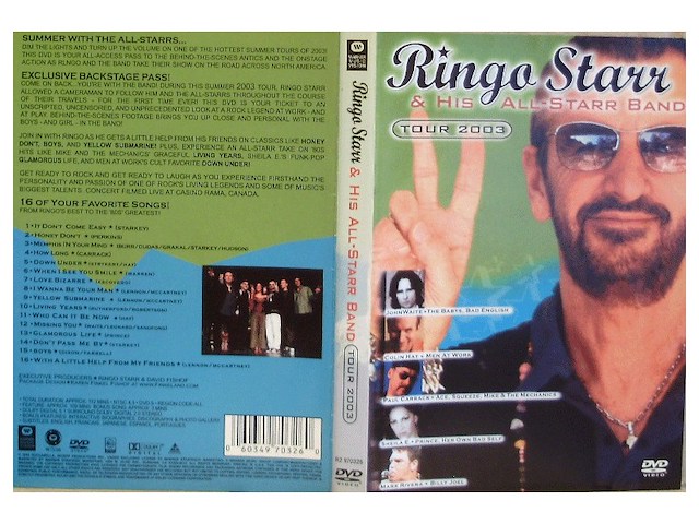 RINGO STARR &; HIS ALL-STARR BAND - TOUR 2003 - DVD