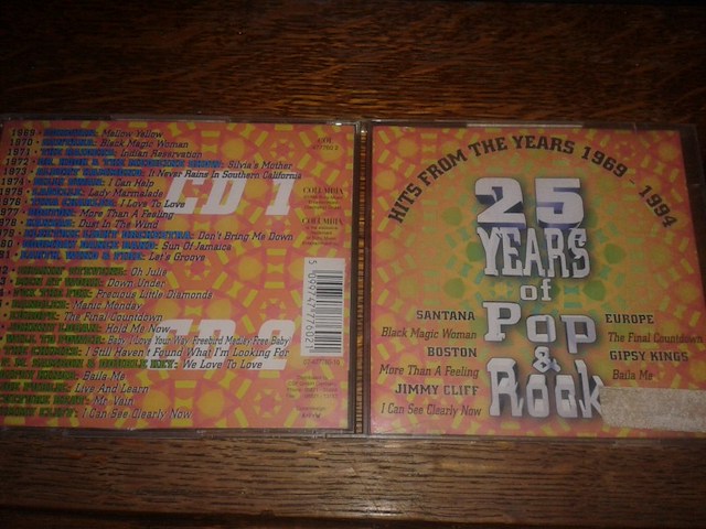 25 YEARS OF POP&;ROCK 2CD