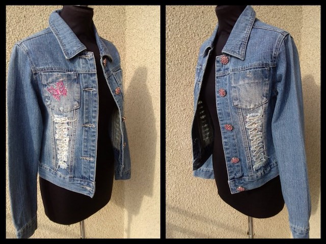 TEKSAS JAKNICA W&;M THE REVOLT JEANS-DENIM-NOVO!!!