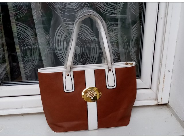 `MULBERRY` BRAON BELA TORBA - NOVO