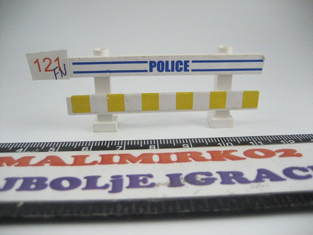 Lego POLICE ograda /T60-121FN/