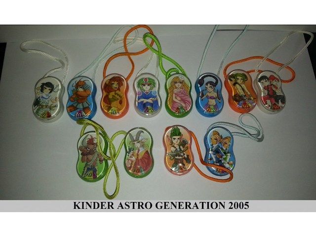 Kinder Astro Generation 2005 - KOMPLETAN SET