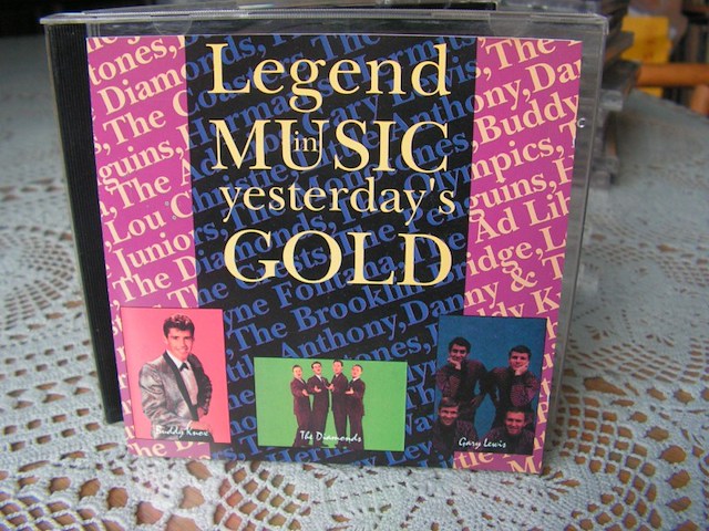 LEGEND IN MUSIC YESTERDAY`S GOLD-ORIGINAL CD-REDAK