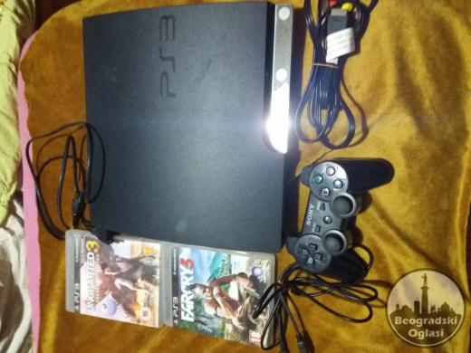 PlayStation3/ps3 500GB, sa kontrolerom i igricama