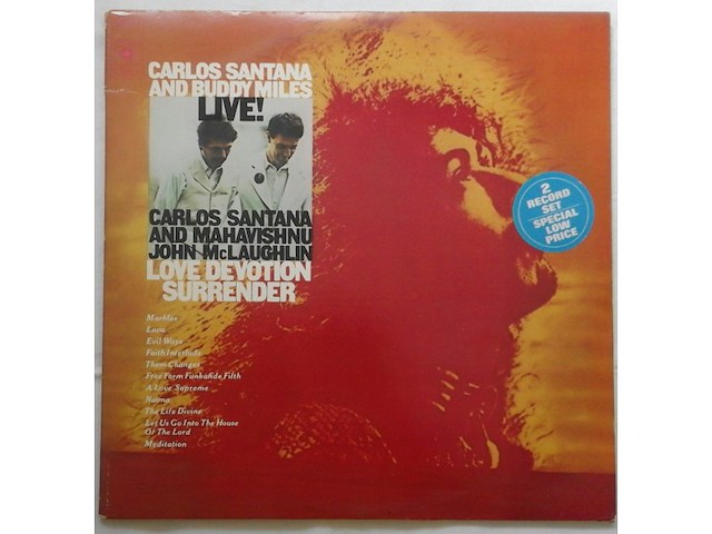 2LP Santana &;;; Baddy Miles Live / Santana &;;; Mahavishnu