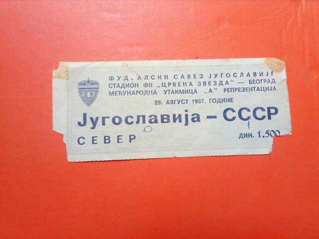 Jugoslavija SSSR 1987