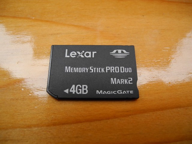 PRO Duo Memory Stick 4GB Lexar