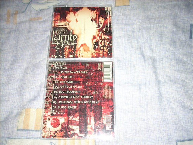 Lamb Of God ‎– As The Palaces Burn CD Epic EU 2004.