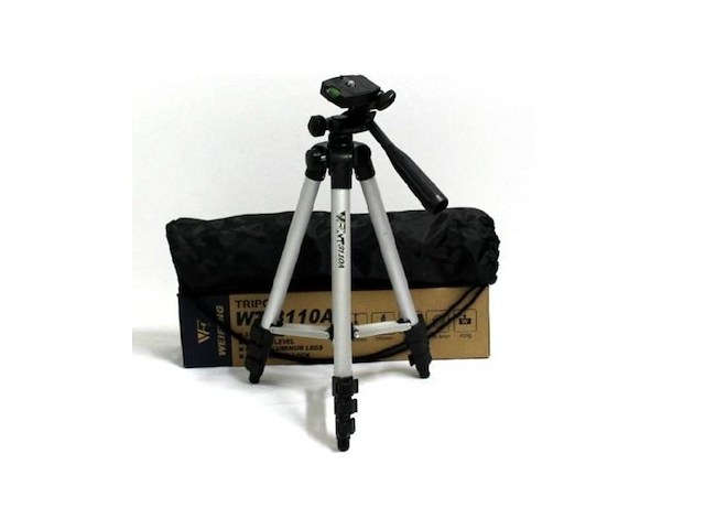 STATIV - TRIPOD - WT- 3110 A - 3 - WAY HEAD, ALU. LEGS