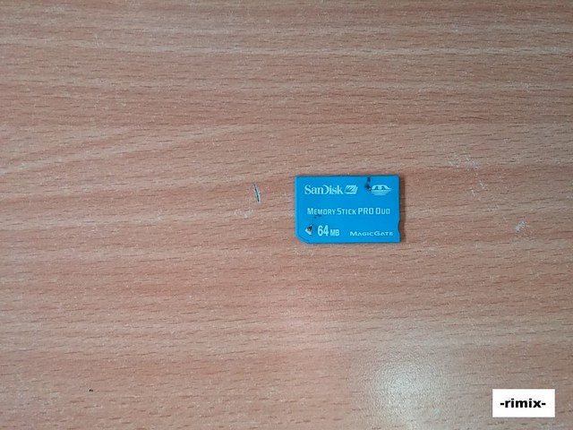 Sandisk - memory stick Pro Duo 64mb