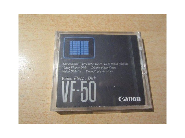 CANON VF-50 Video Floppy Disc - NEKORIŠĆEN