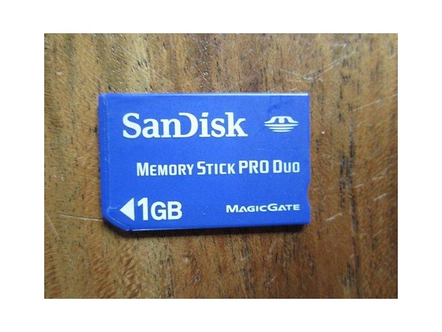SanDisk Memory Stick PRO Duo 1Gb - memorijska kartica