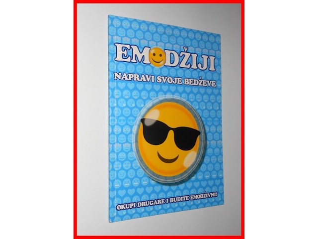 Emodžiji, naparavi svoje bedževe - samo knjiga