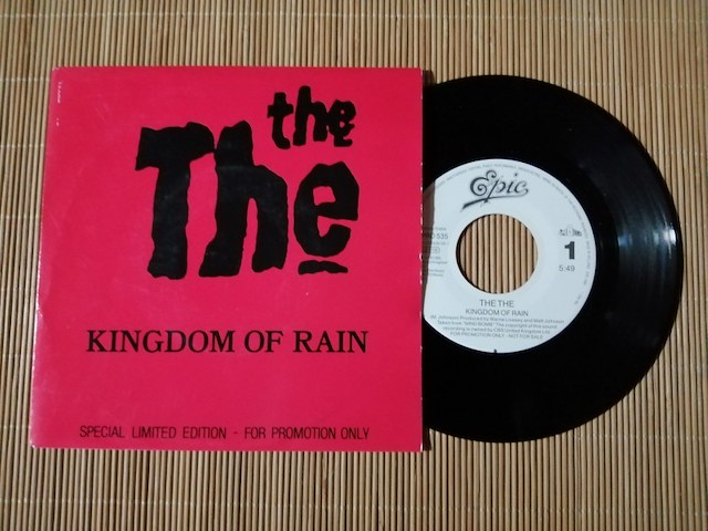 The The ‎– Kingdom Of Rain PROMO SINGL