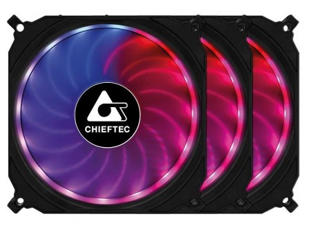 Chieftec RGB CF-3012-RGB ventilatori Tornado 120 x 120 x 25mm