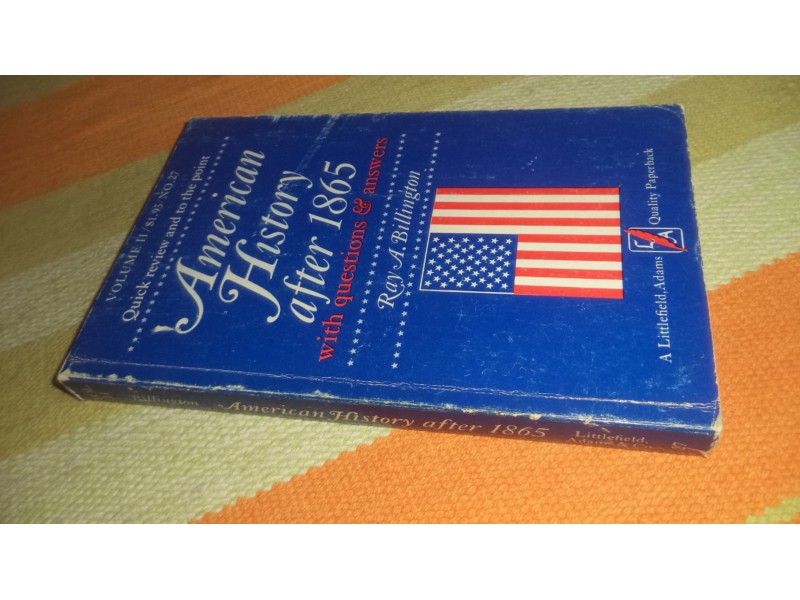 AMERICAN HISTORY AFTER 1865 Autor: Allen Billington