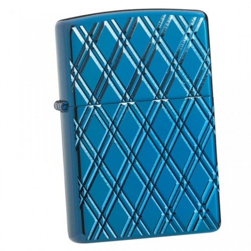 Zippo upaljač High Polish Blue Diamonds