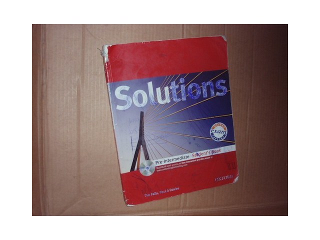 Solutions, Pre-Intermediate, Student`s Book