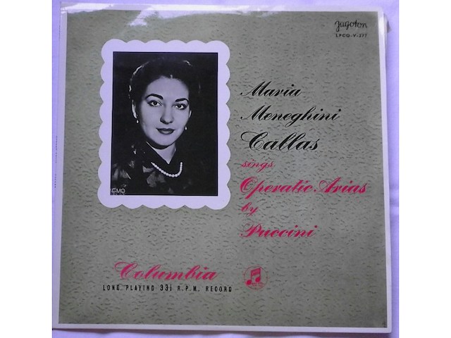 Maria Callas - Maria Meneghini Callas sings arias Pucci