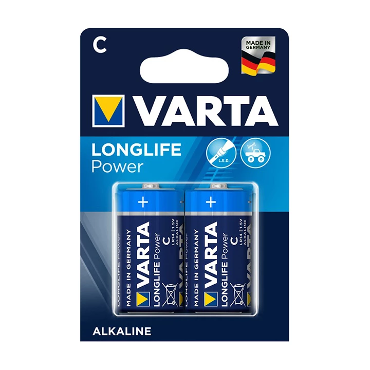 Baterija Varta alkalna C (LR14), 1.5V, blister 2/1