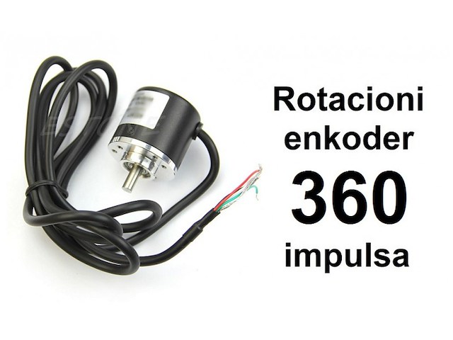 Rotacioni enkoder - 360 impulsa - NPN