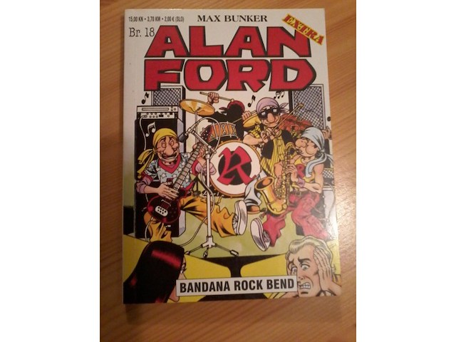 Alan Ford extra broj 18 Bandana Rock bend