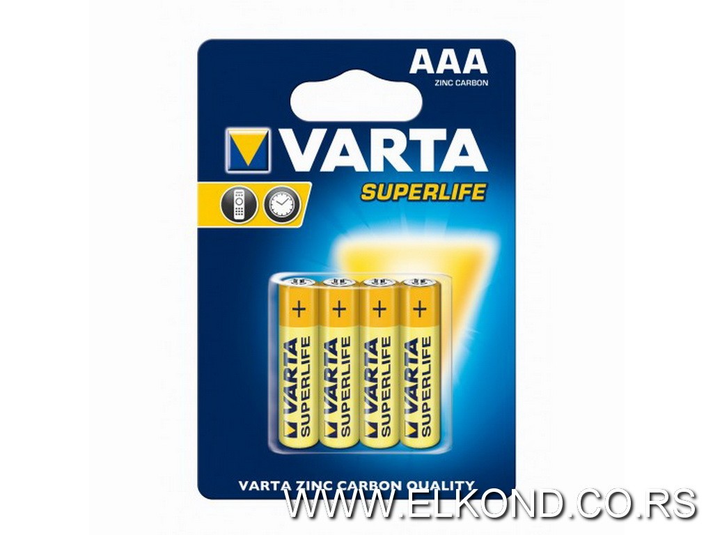 BATERIJA VARTA R03 1.5V SUPER LIFE