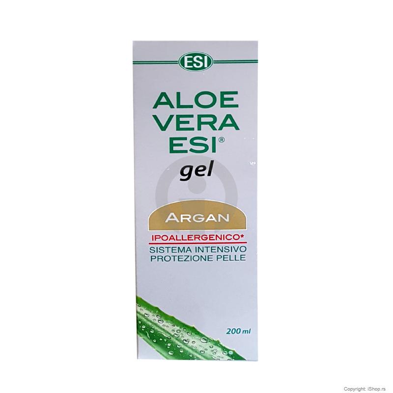 Aloe vera gel plus argan