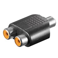 ADAPTER AUDIO RCA/Ž - 2xRCA/Ž