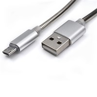 KABEL USB/A - USB/B micro 1m METALNI