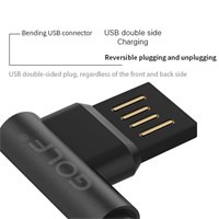 KABEL USB/A - USB/C 3.1 90° 1m GC-48