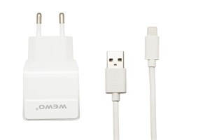 PUNJAČ NA USB 220V 2,4A 2USB IPHONE