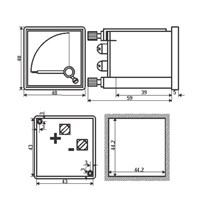 PANELMETAR 48x48 0-50A