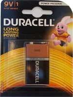 BATERIJA ALKALNA 9V 6LF22/MN1604 DURACELL