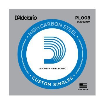 DAddario PL008 Žica za električnu i akustičnu gitaru (komad)