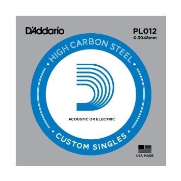 DAddario PL012 Žica za električnu i akustičnu gitaru (komad)