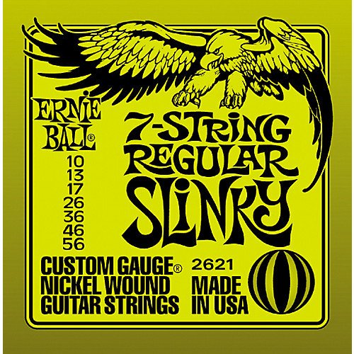 Ernie Ball 7 String Regular Slinky 2621 Žice za električnu gitaru