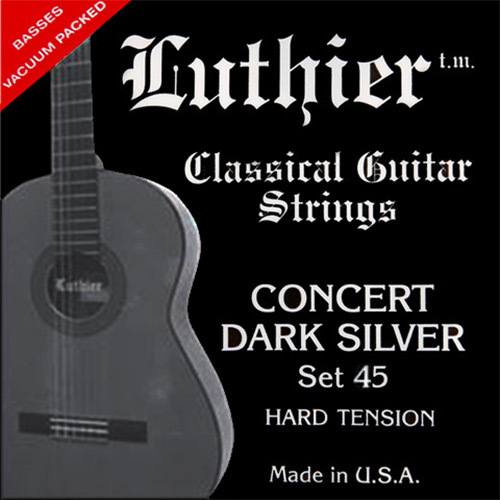 Luthier LU45 Hard tension Concert Dark Silver žice za klasičnu gitaru
