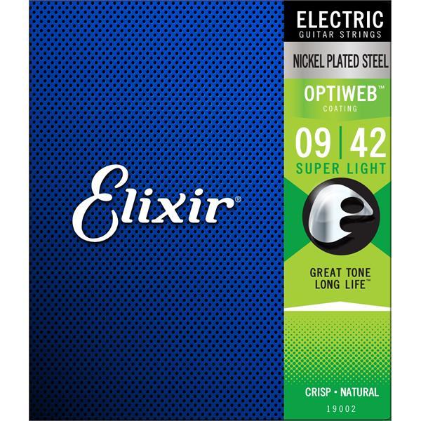 Elixir 19002 Optiweb 009-042 Žice za električnu gitaru