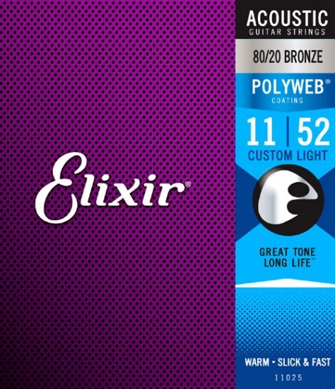 Elixir 11025 Polyweb Žice za akustičnu gitaru 011-052