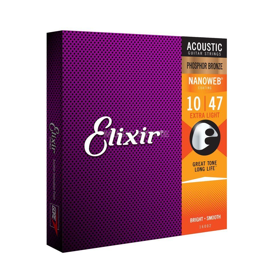 Elixir 16002 Nanoweb 010-047 Žice za akustičnu gitaru
