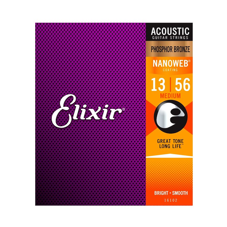 Elixir 16102 Nanoweb 013-056 Žice za akustičnu gitaru